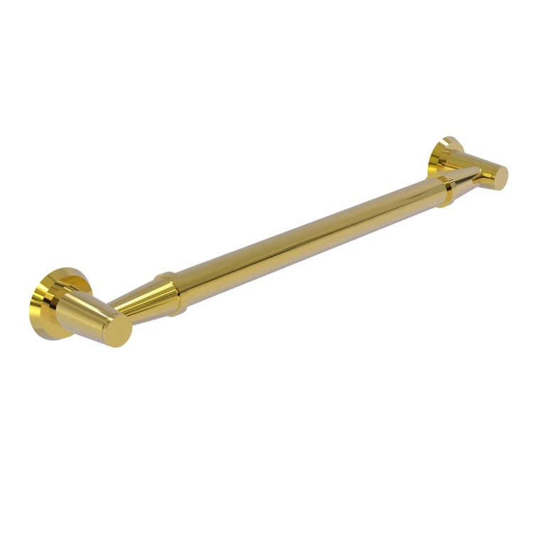 Allied Brass 1-1/4" Traditional and Modern Style Grab Bars with Smooth ...